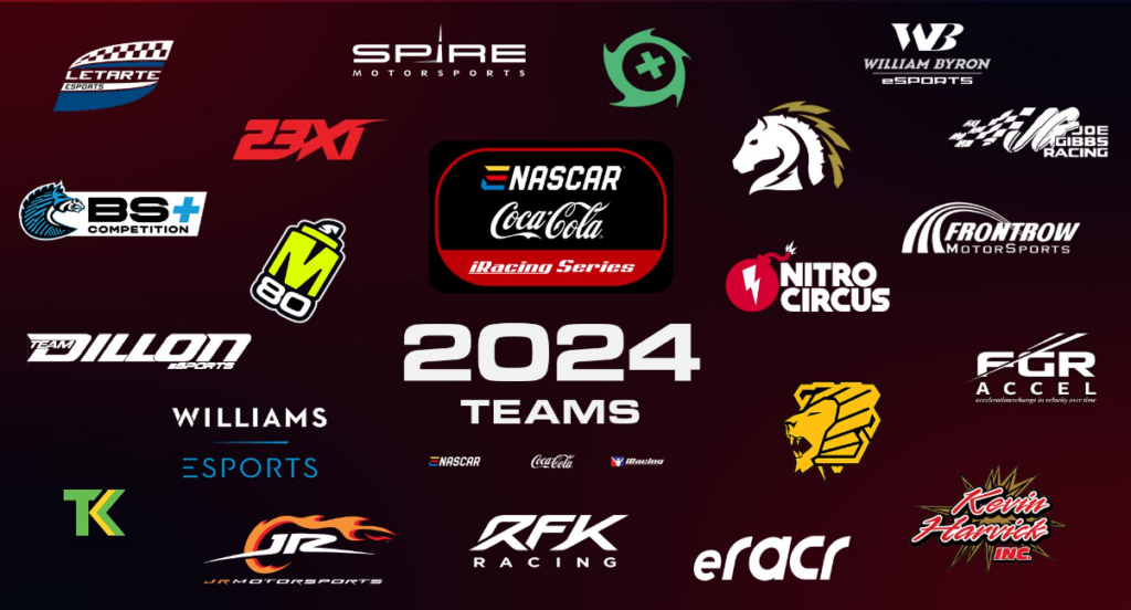 The Complete 2024 eNASCAR Coca-Cola iRacing Driver Roster (So Far ...