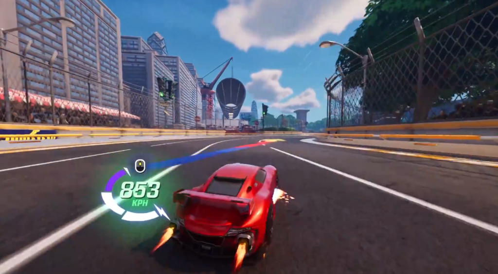 NASCAR Reveals New Fortnite Track for Rocket Racing - The Daily Downforce