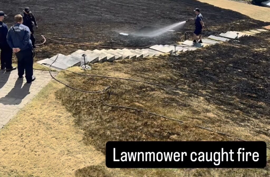 Denny Hamlin’s Yard Goes Up in Flames After Lawn Mower Fire – The Daily ...