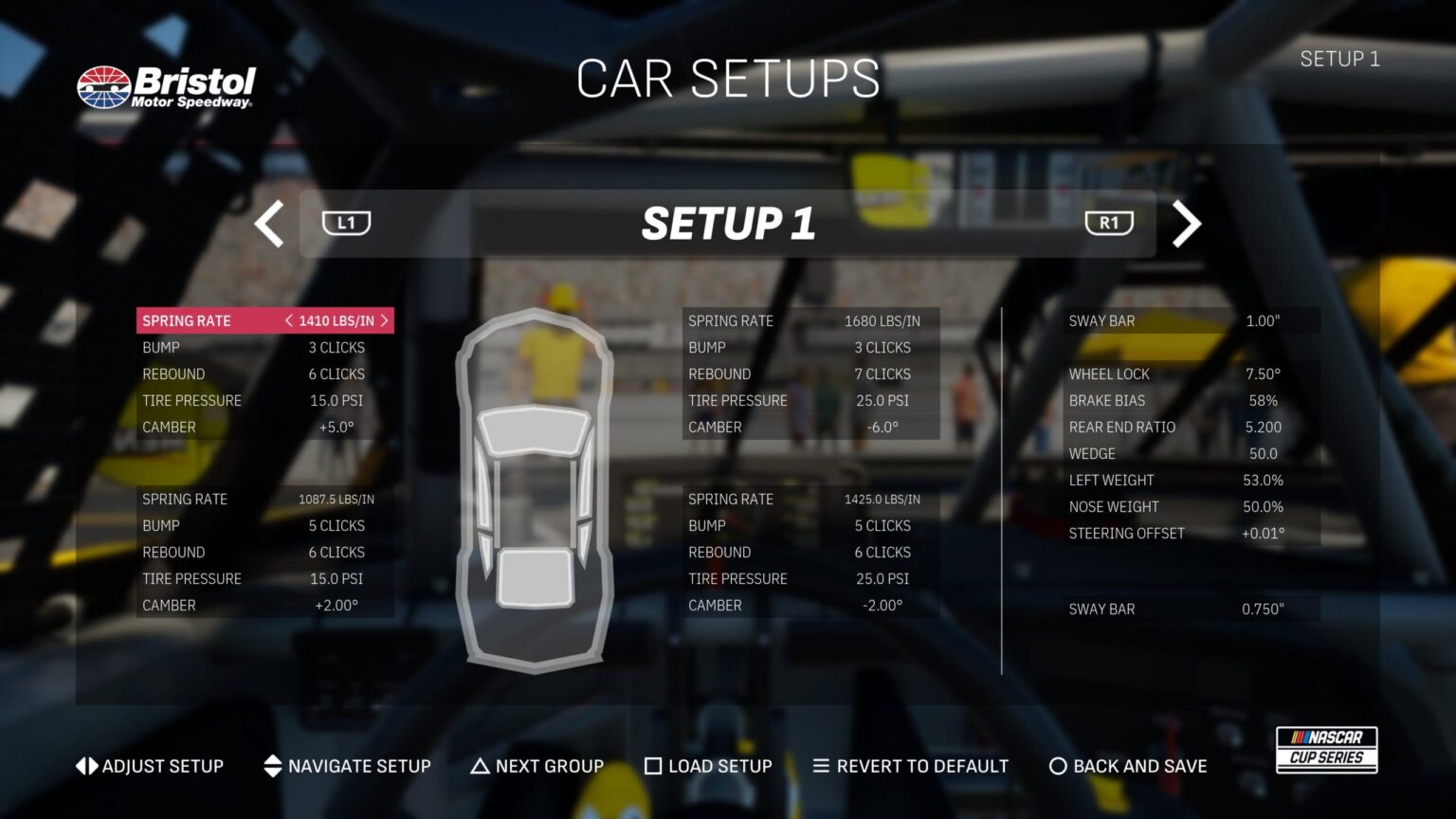 How to Build Your Car Setups in NASCAR 25 - The Daily Downforce