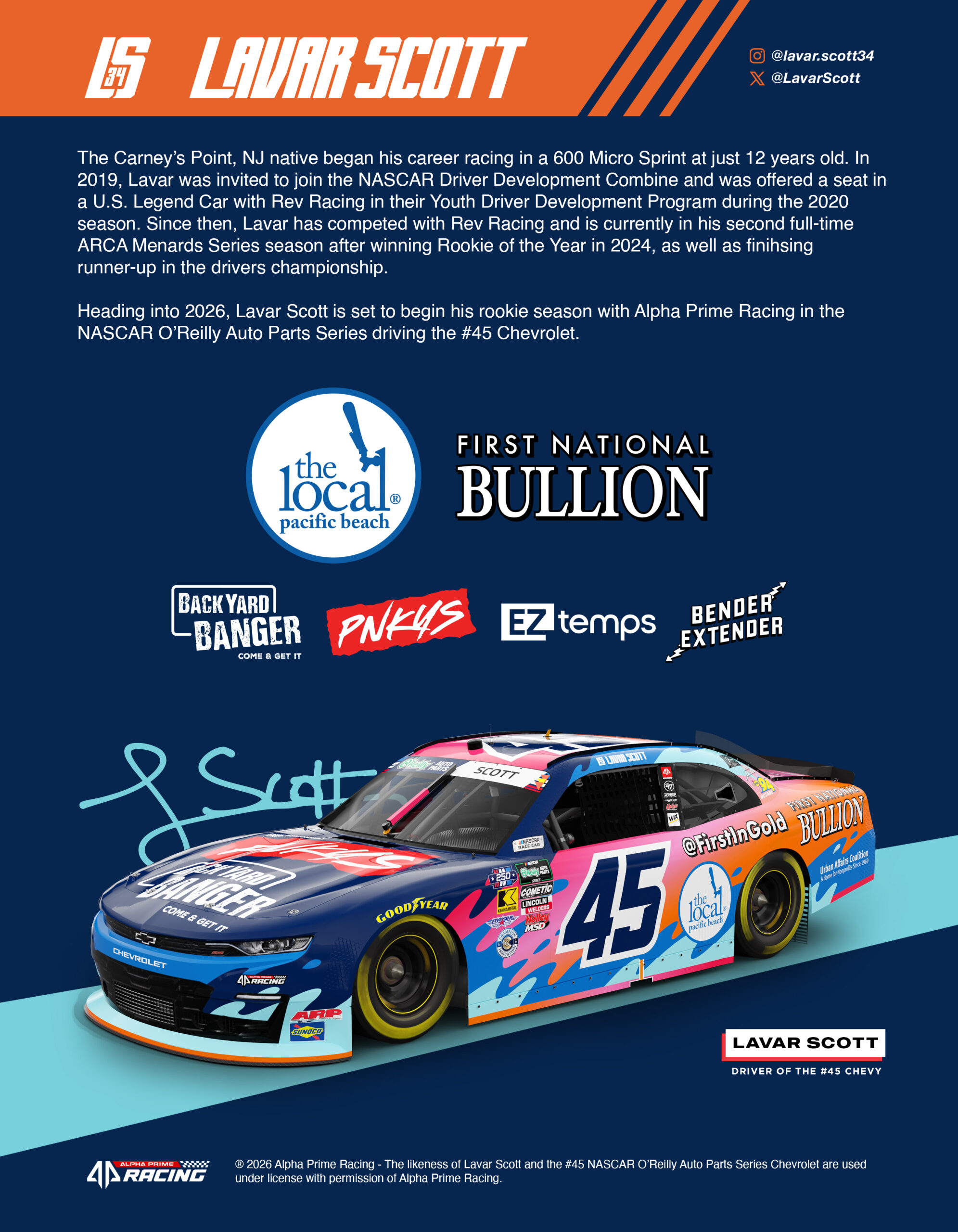 Lavar Scott’s New Paint Scheme Brings San Diego to the Race Track – The ...